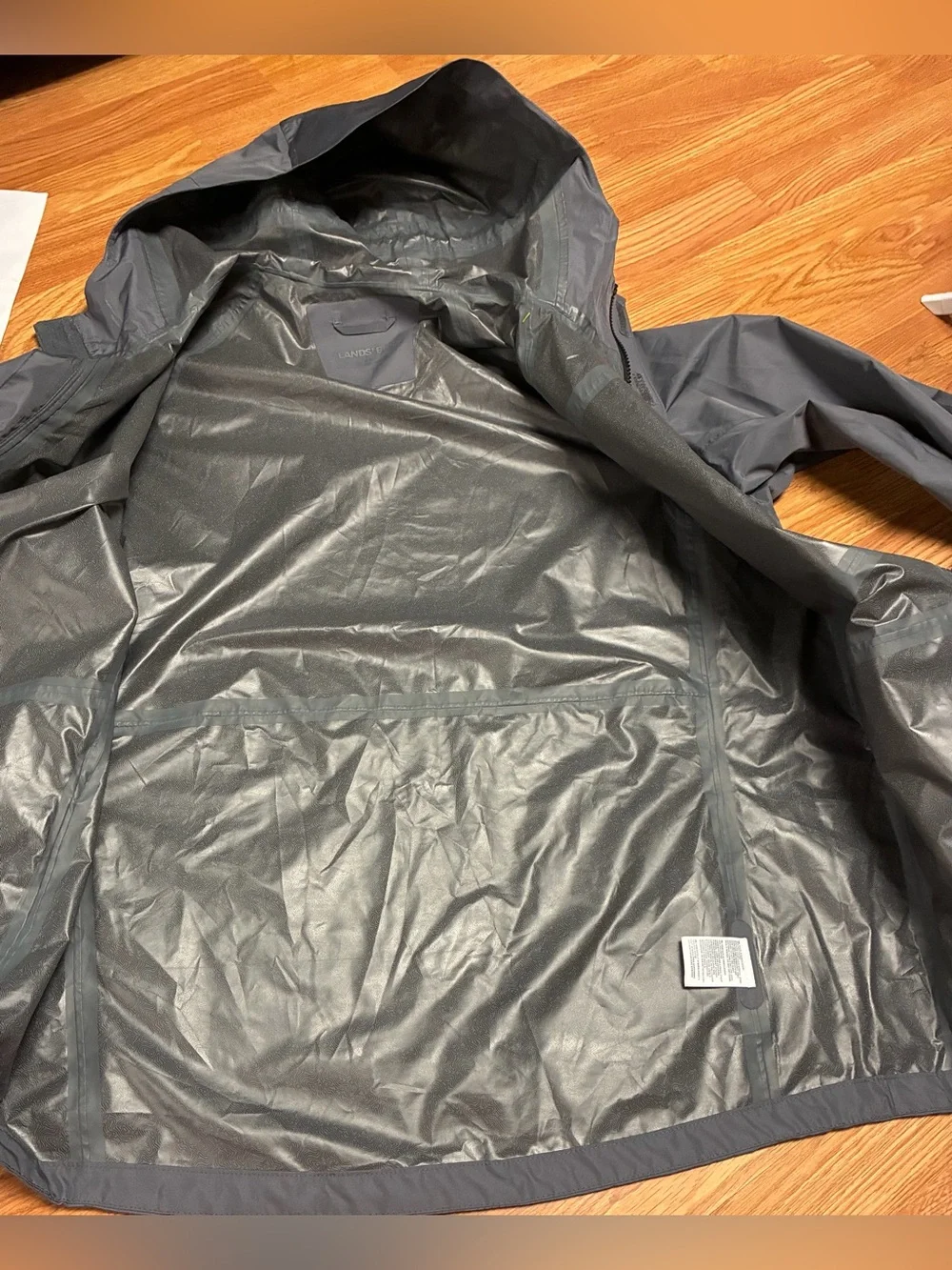 Lands' End | Jackets & Coats | Lands End Mens Gray Squall Waterproof ...